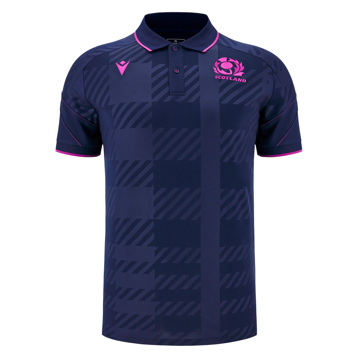 Scotland Rugby 2025/26 Travel Poly Polo Navy – Thistle Sports